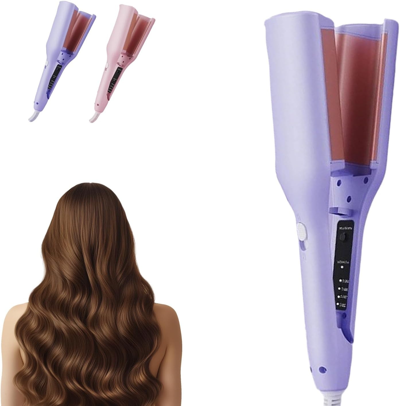 Curluxe French Curls Iron, Curluxe Create Frizz-Free French Curls ...