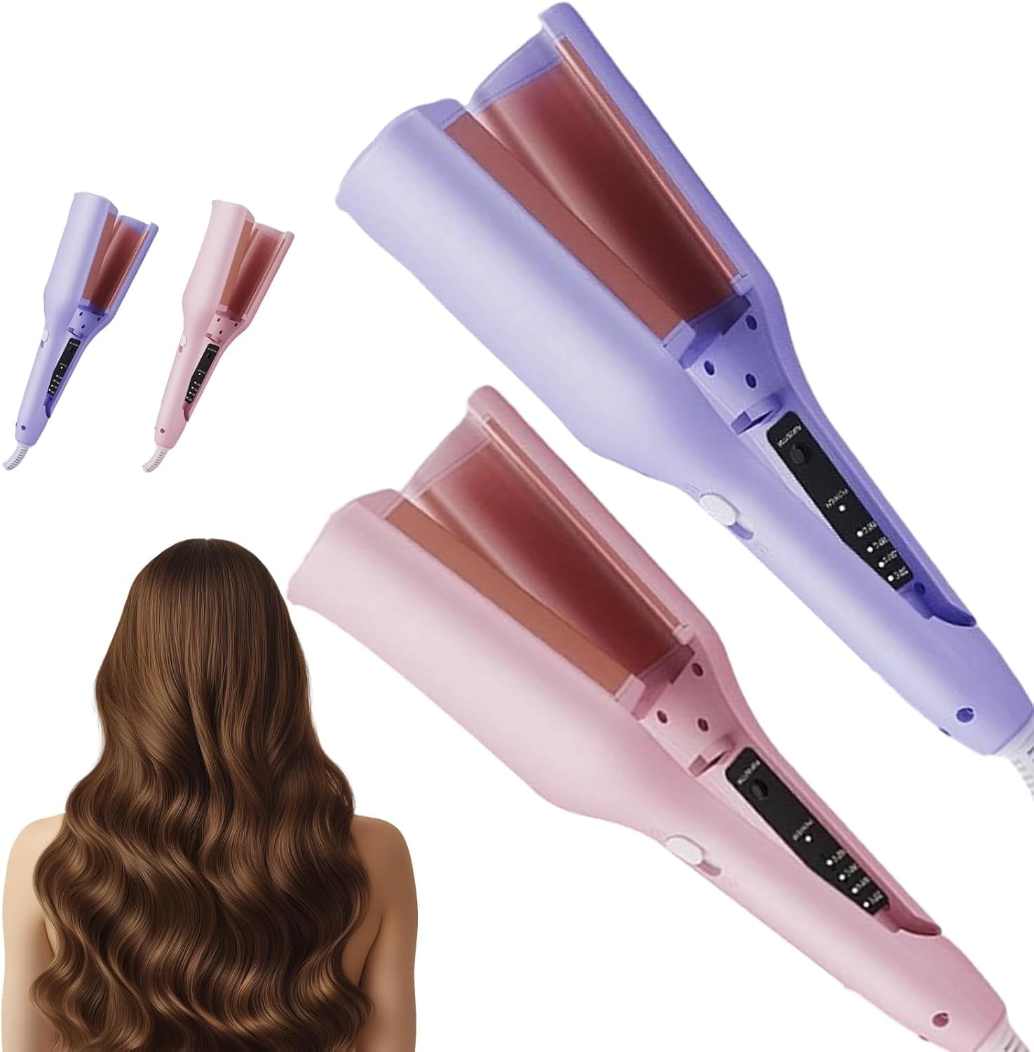 Curluxe French Curls Iron, Curluxe Create Frizz-Free French Curls ...