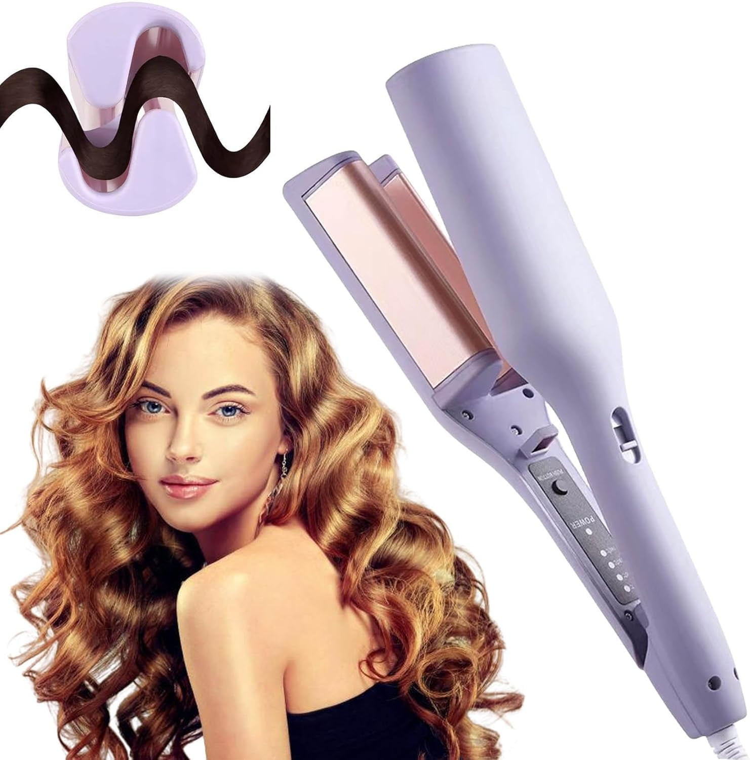 Curluxe French Curls Iron, Curluxe Create Frizz-Free French Curls ...