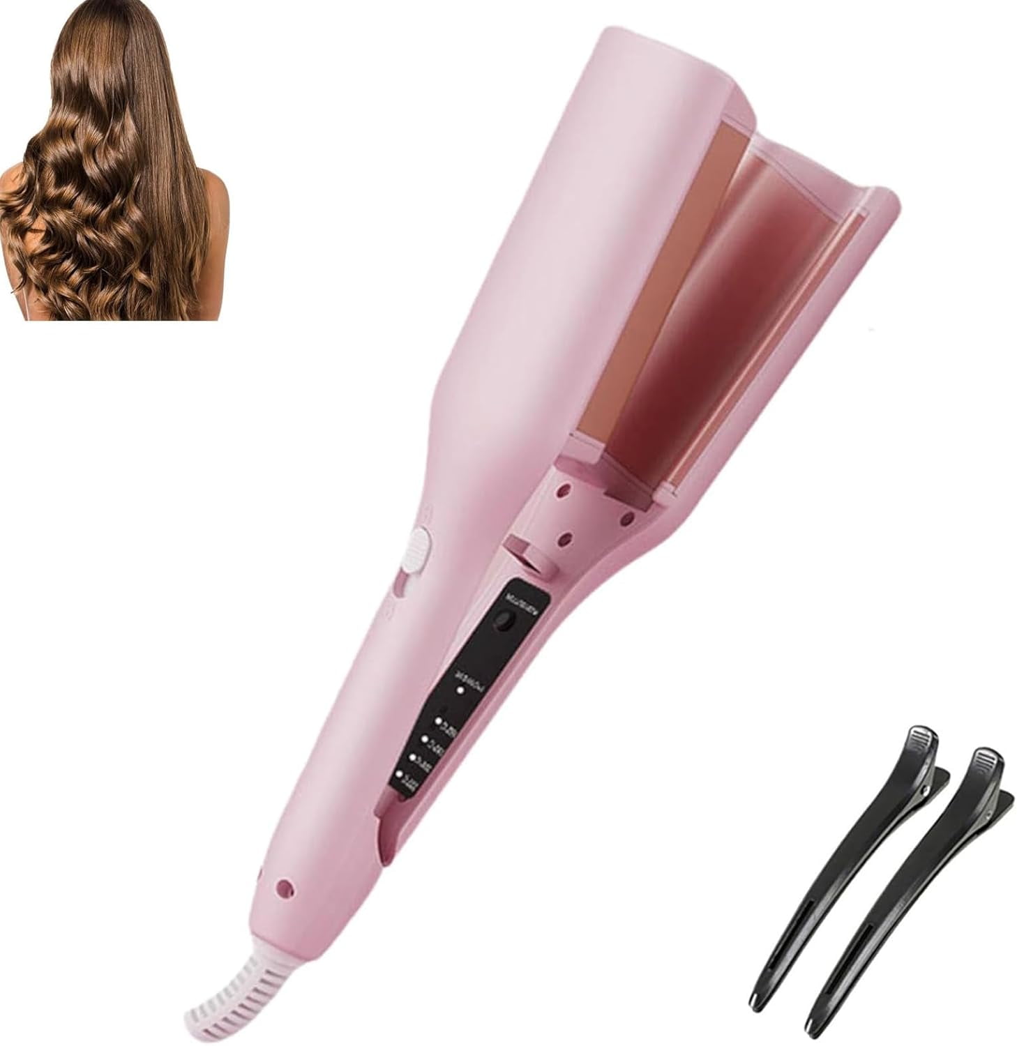 Curluxes French Curls Iron, Create Frizz-Free French Curls Effortlessly ...