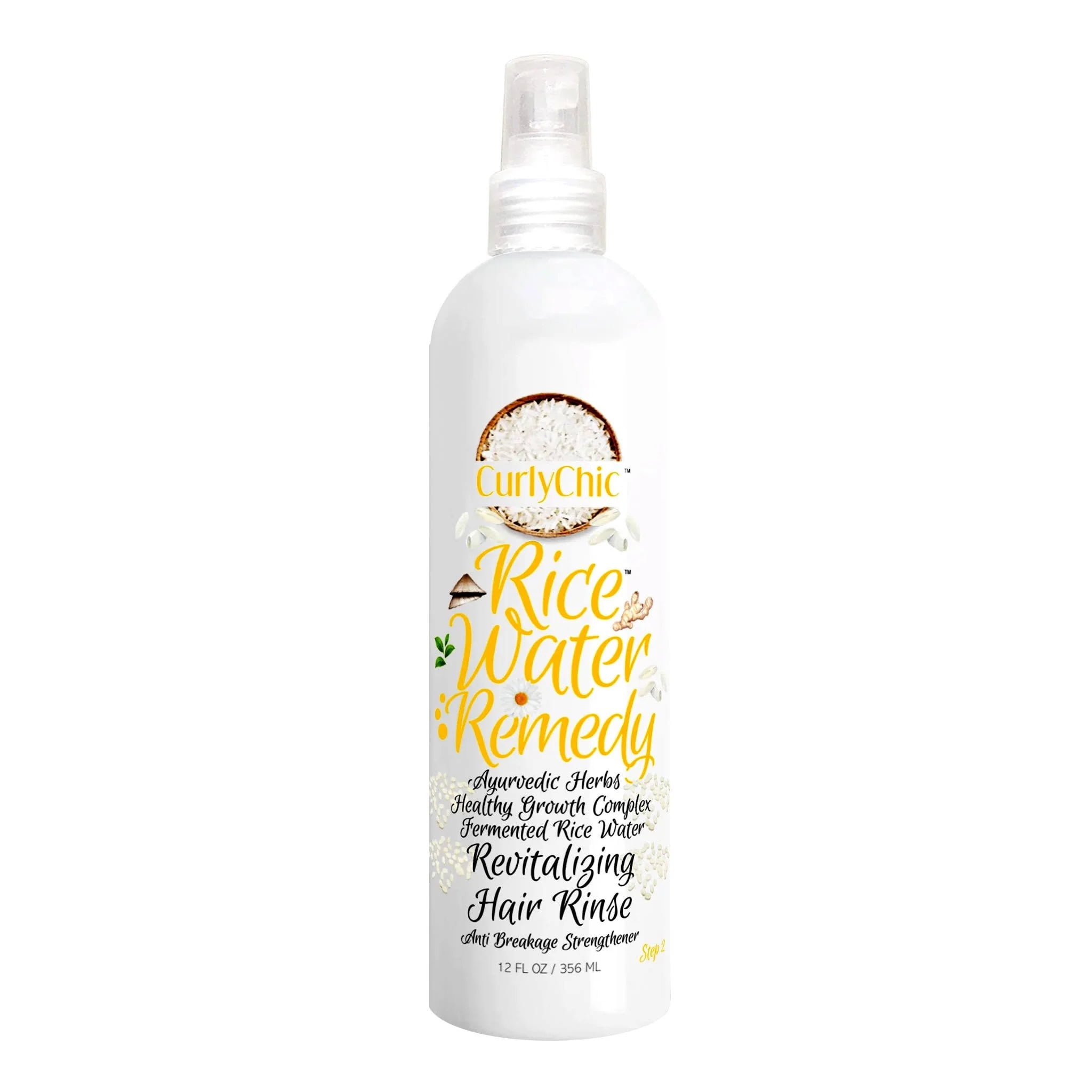 Curly Chic - Rice Water Remedy Revitalizing Rinse - Walmart.com