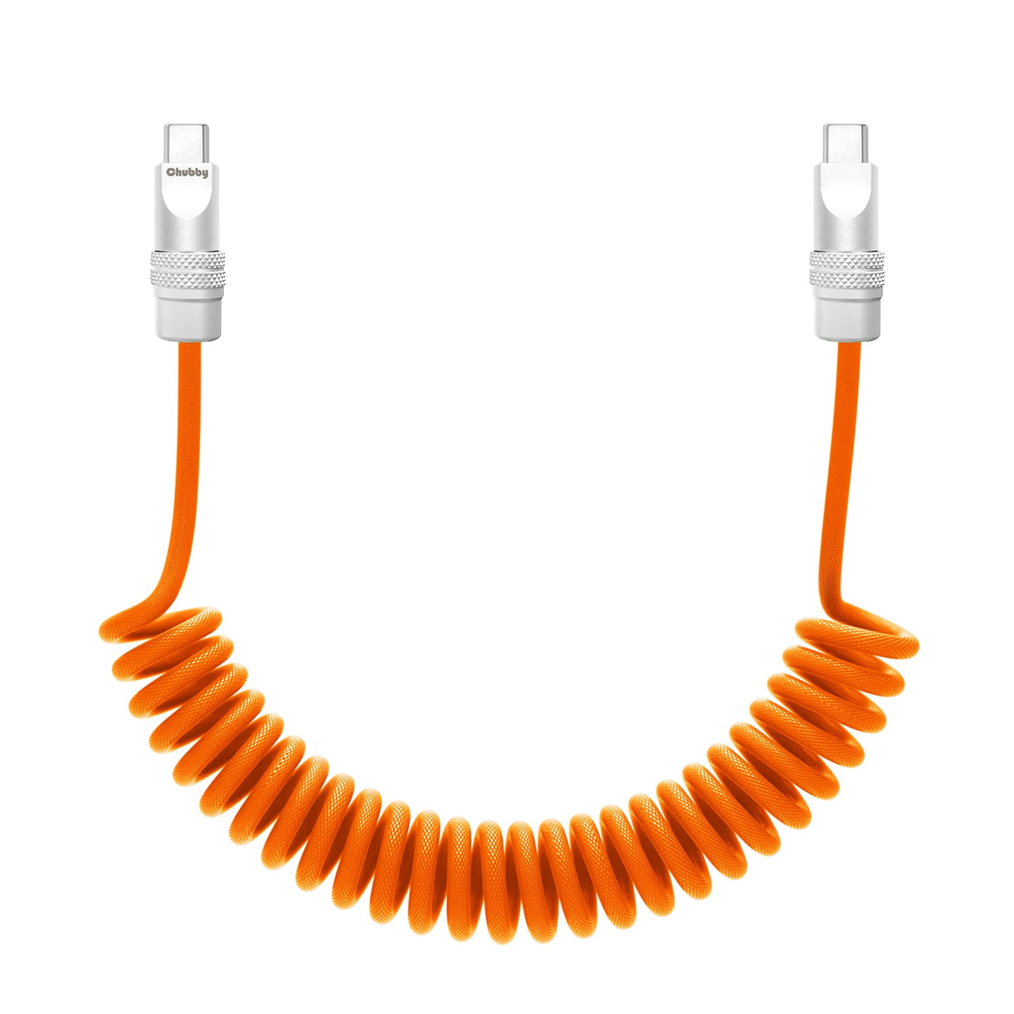 Curly Chubby 240W USB C to USB C Retractable Fast Charging Cable for ...