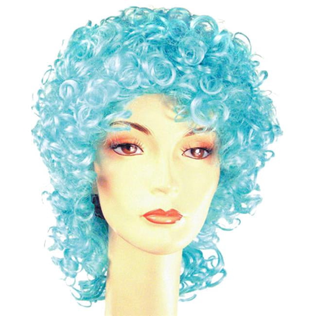 Curly Clown Disc Long Hot Pink Wig Costume - Walmart.com