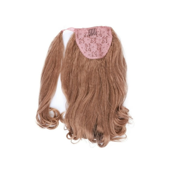 Curly End Synthetic Ponytail Extensions Wrap-Around Ponytails for Women ...