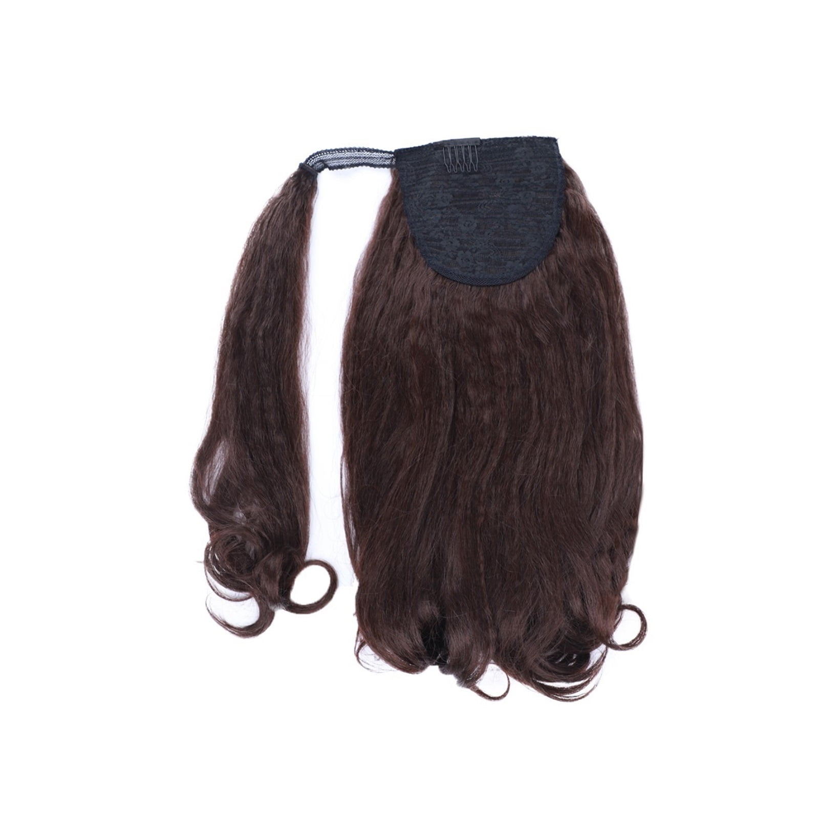 Curly End Synthetic Ponytail Extensions Wrap-Around Ponytails for Women ...