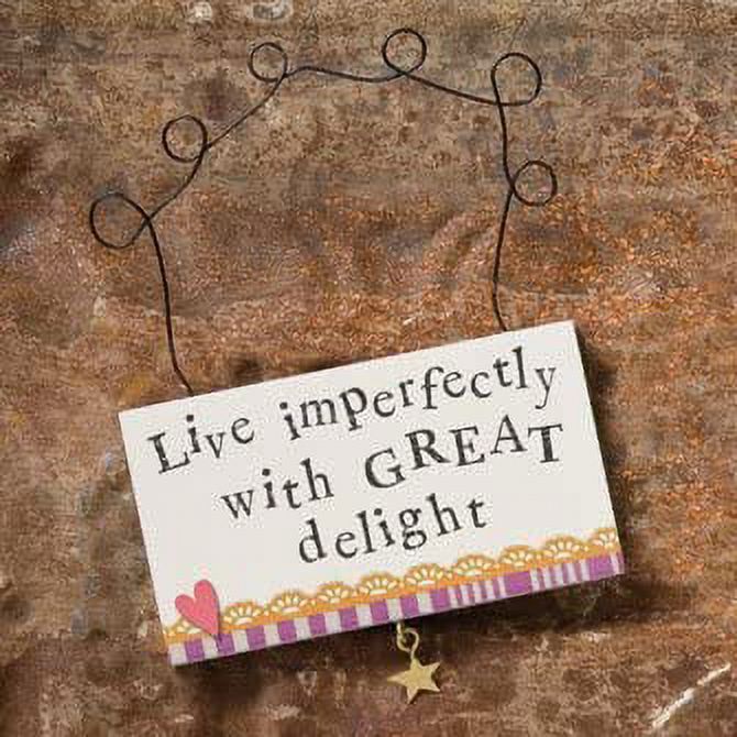 Curly Girl Design Great Delight Mini Wall Plaque - Walmart.com