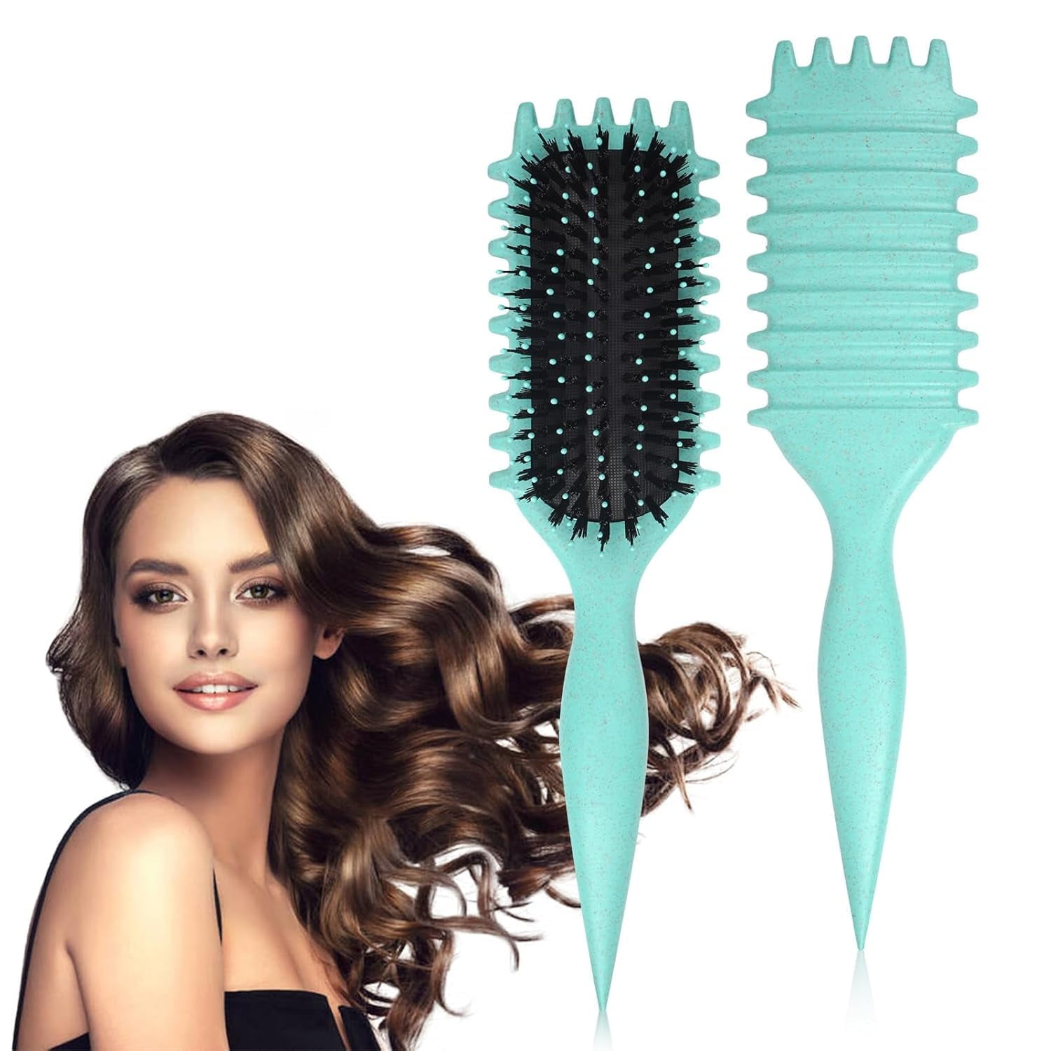 Curly Hair Brush, Curl Defining Brushes, Styling Brush for Curly Hair ...
