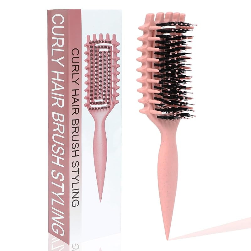 Curly Hair Brush Styling Curl Defining Brush for Women Edge Define Lift ...