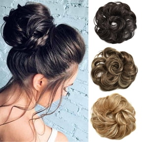 Onedor Synthetic Wavy Curly Hair Bun Extension, Chignon Tray Ponytail ...