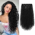Curly Hair Extensions Adding Length Volume - 4 count 20" Spiral Curl ...