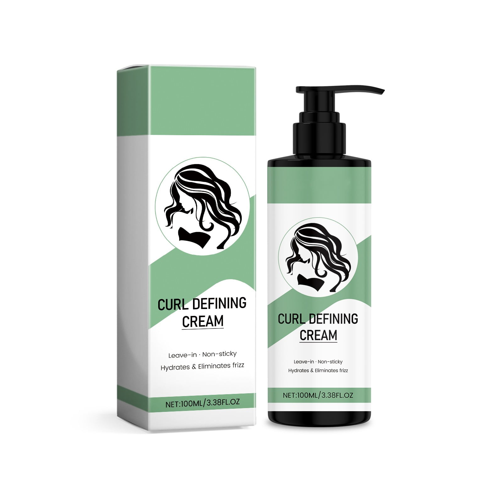 Curly Hair Styling Milk, Lightweight Curl Enhancing Hair Milk for ...