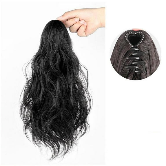 Curly Ponytail Extensions Hairpiece Made of High-Temperature Line, Easy ...