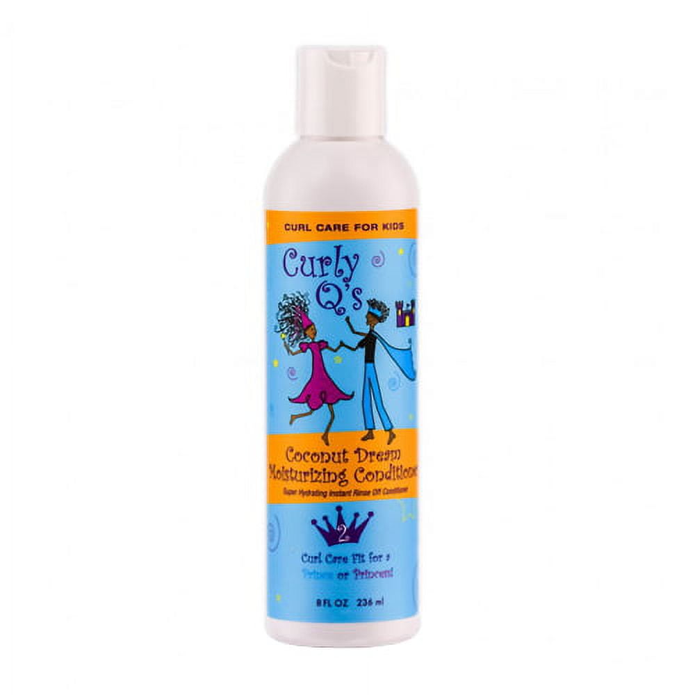 Curly Qs Coconut Dream Moisturizing Conditioner For Kids, 8 Oz ...