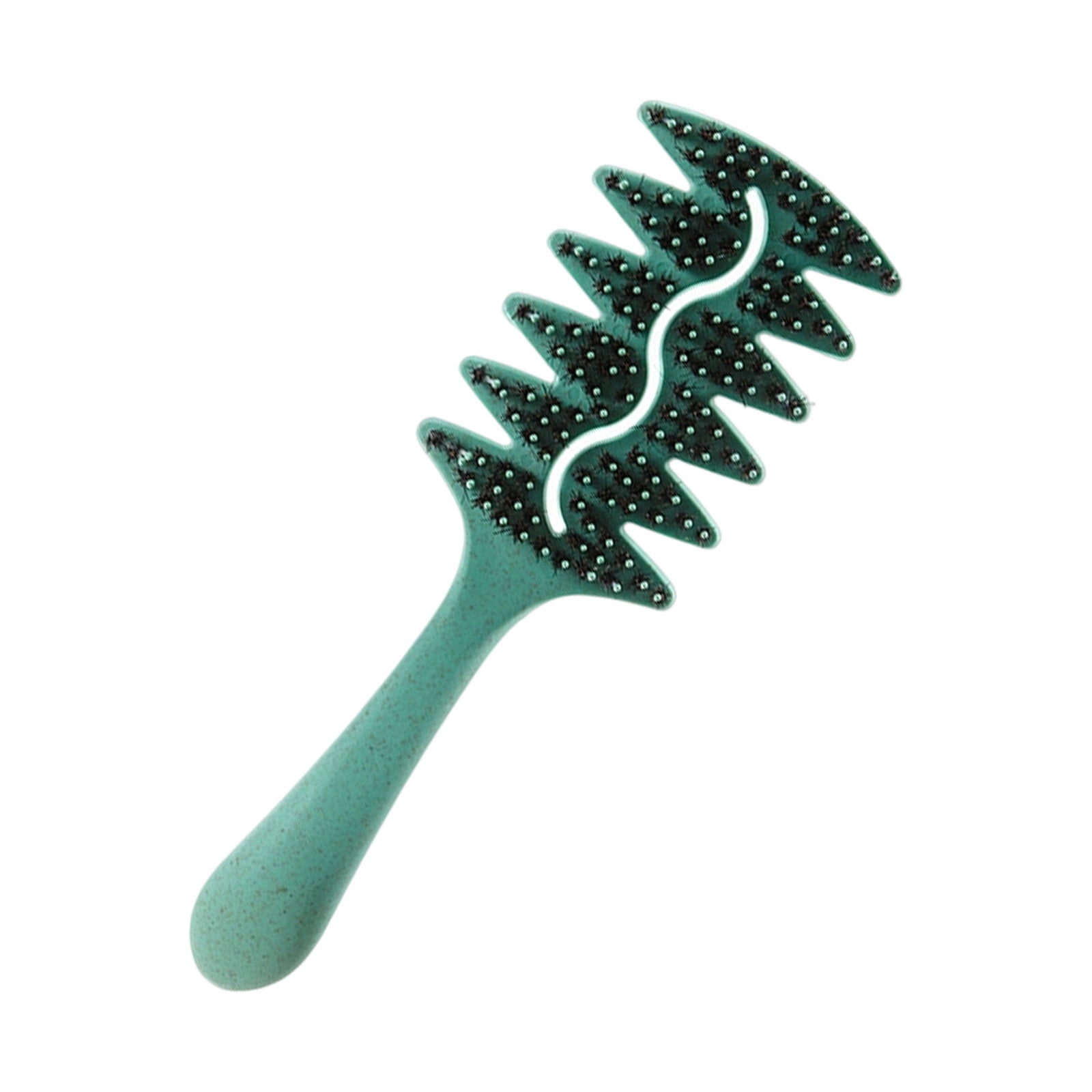Curly Styling Comb Extended Bouncing Teeth Pig Hair Comb for Massage ...