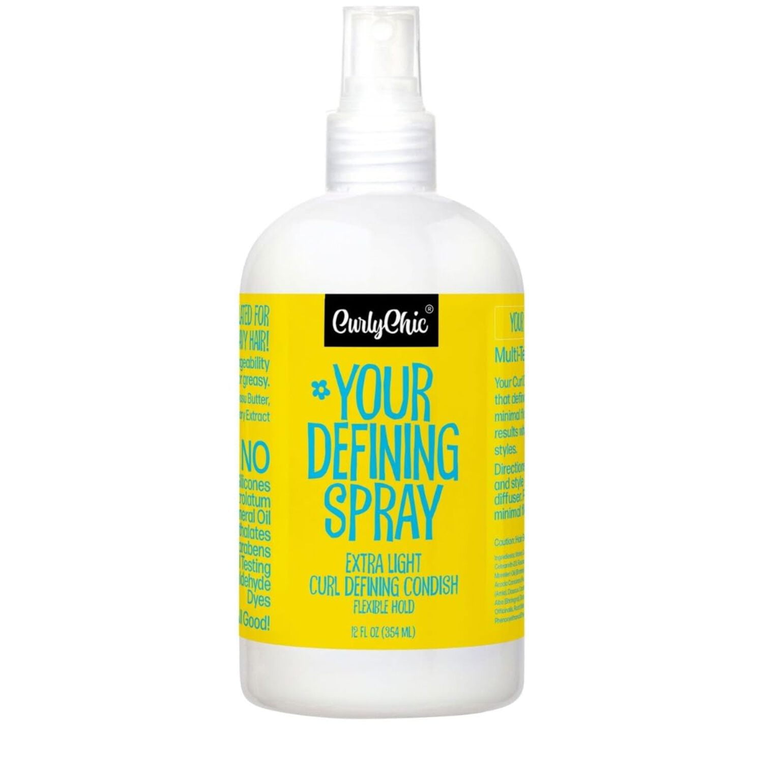 CurlyChic Your Curly Defining Spray, Net.Wt 12 fl.oz (Enriched with ...