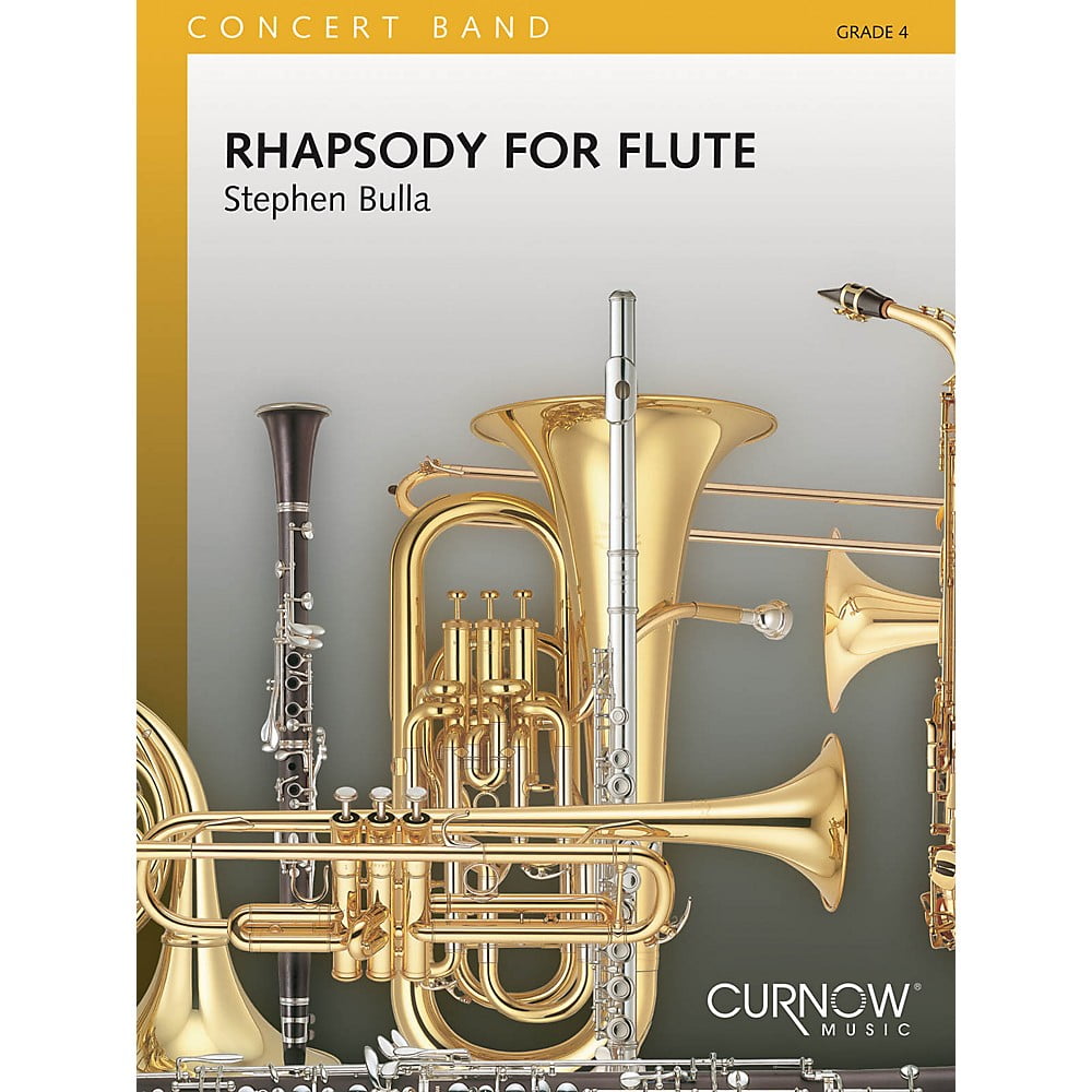 Curnow Music Rhapsody for Flute (Grade 4 - Score Only) Concert Band ...