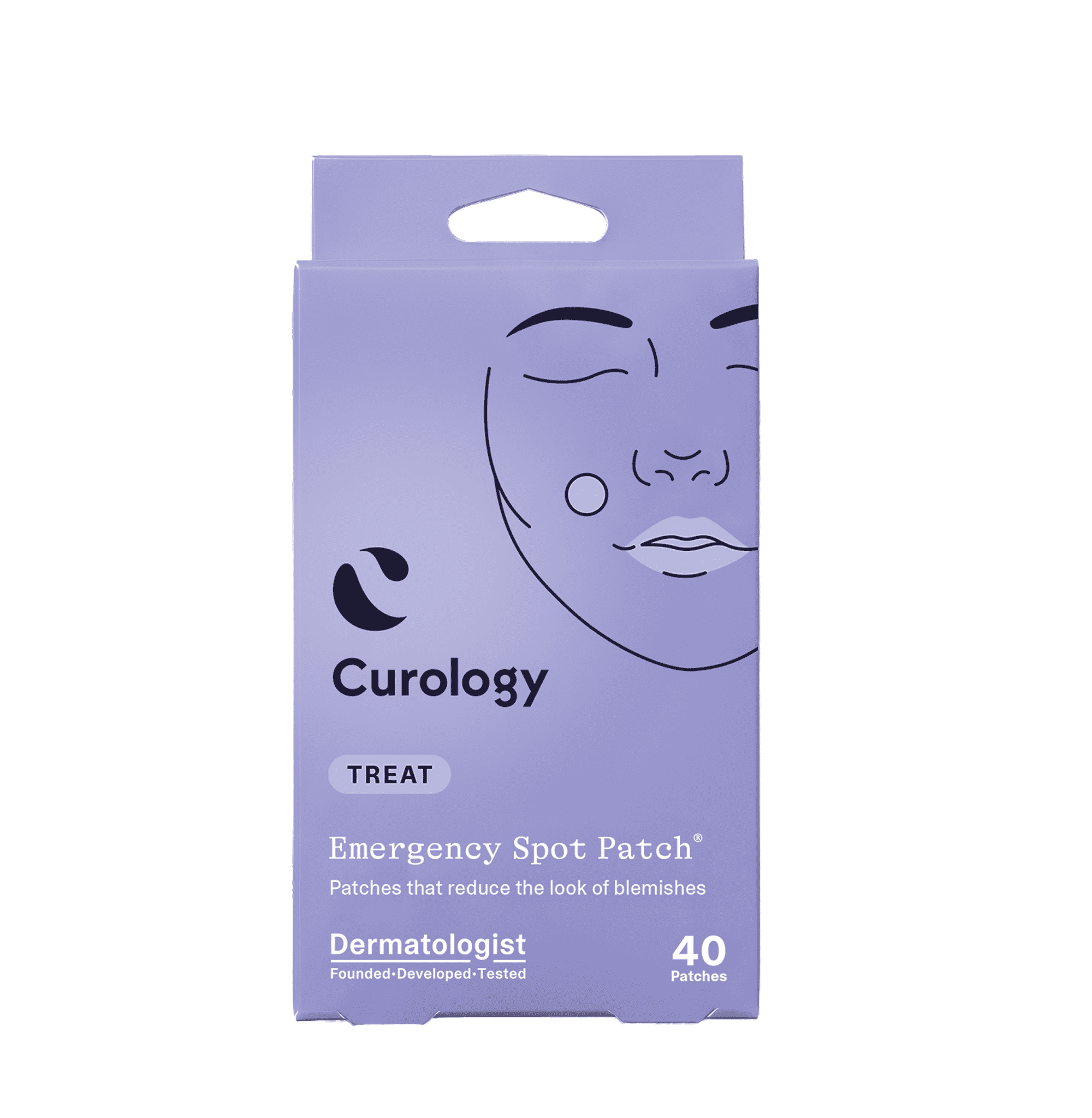 Curology Emergency Spot Patch, Hydrocolloid Pimple Patches for Acne, 40 ...