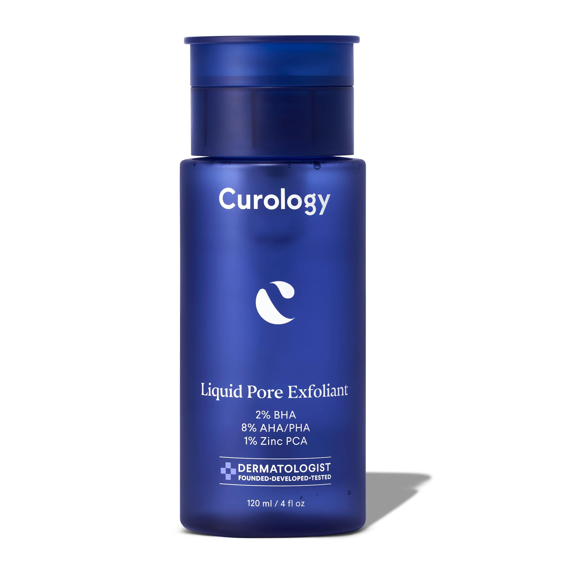 Curology Liquid Pore Exfoliant, 2% BHA Salicylic Acid, 8% AHA/PHA ...