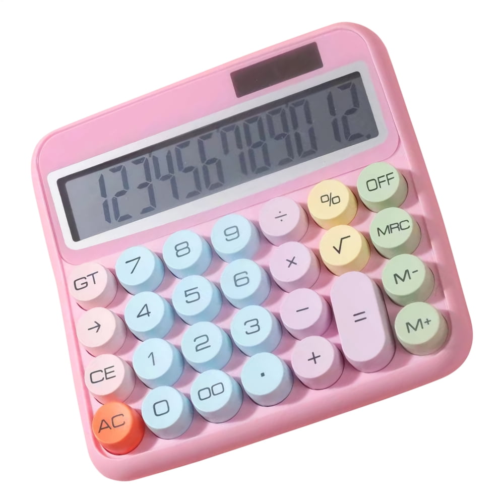 Curpgiee Big Calculator 12-Digit Calculator Large Buttons 5-inch LCD ...