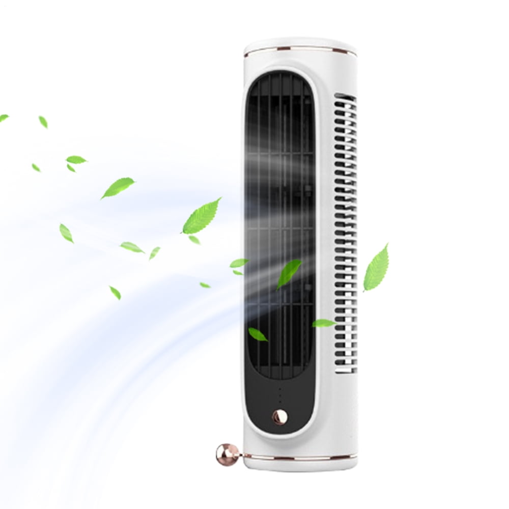 Curpgiee Bladeless Tower Fan Small Bladeless Portable Fan Desktop Quiet ...