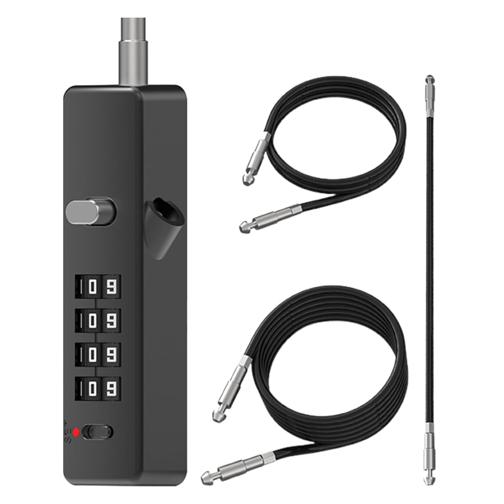 Curpgiee Cable Locks Heavy Duty Anti Theft Security Locks 4 Digit ...