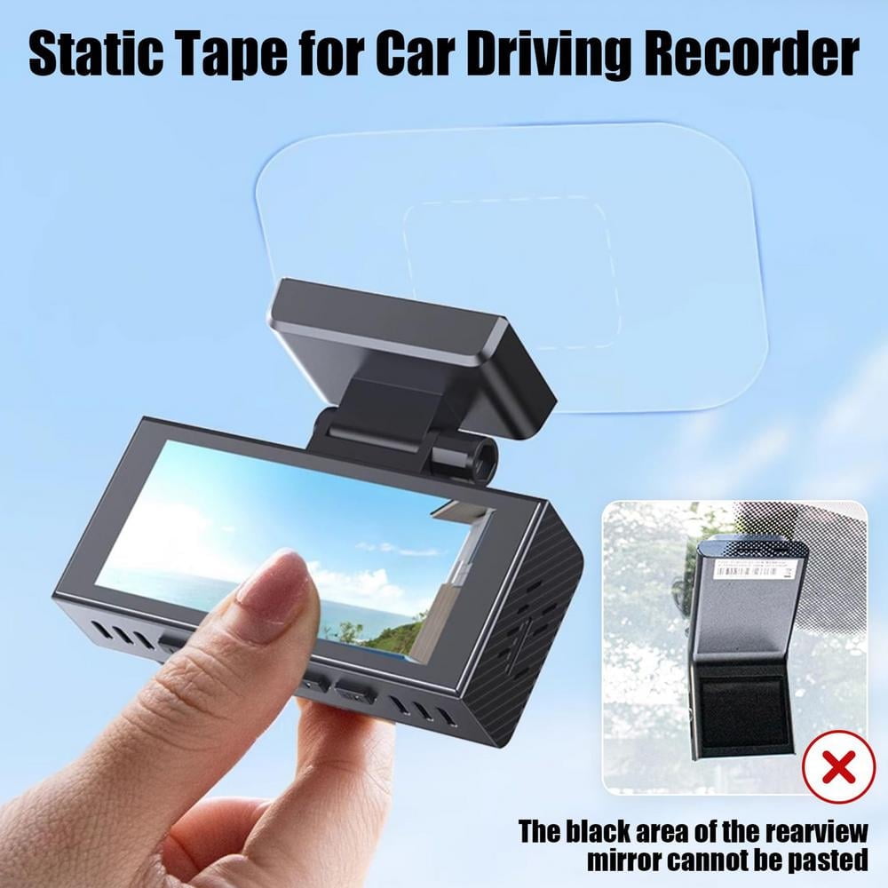 Curpgiee Dashcam Windshield Mount Sticker 6pcs Windshield Sticker ...