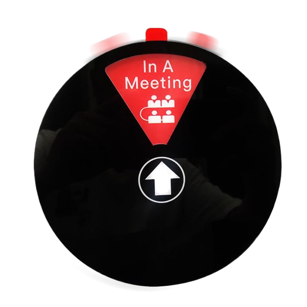 Curpgiee Door Signs for Office Rotating Status Door Sign Acrylic ...