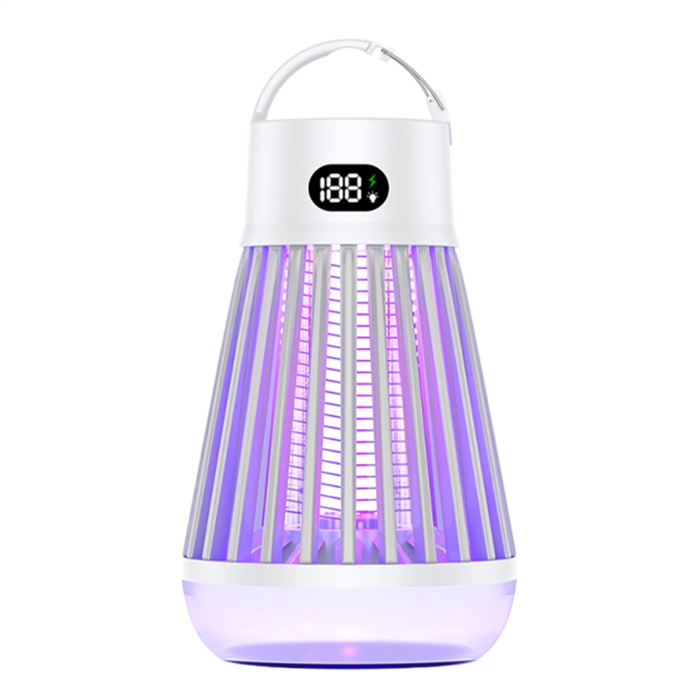 Curpgiee Electric Fly Zapper Flying Zapper Purple Light for Outdoor 360 ...