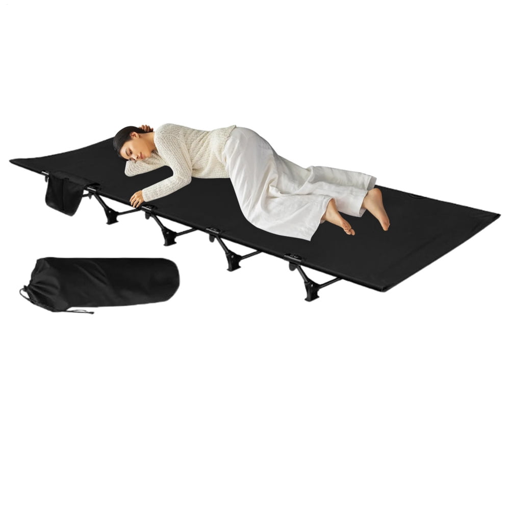 Curpgiee Folding Cot Foldable Camping Bed for Adults Compact Travel Cot ...