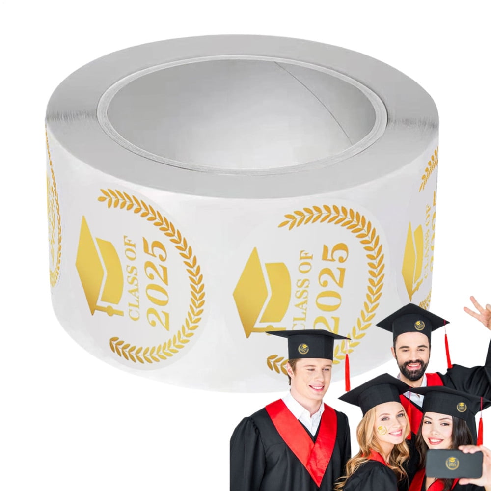 Curpgiee Grad Stickers 500-Piece Graduation Stickers for Envelopes Fade ...