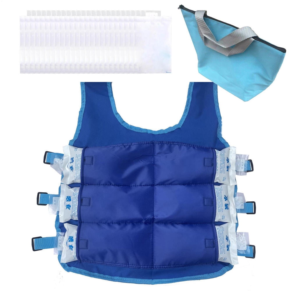 Curpgiee Ice Vest Ice Cooling Vest Outdoor High Temperature Clothing ...