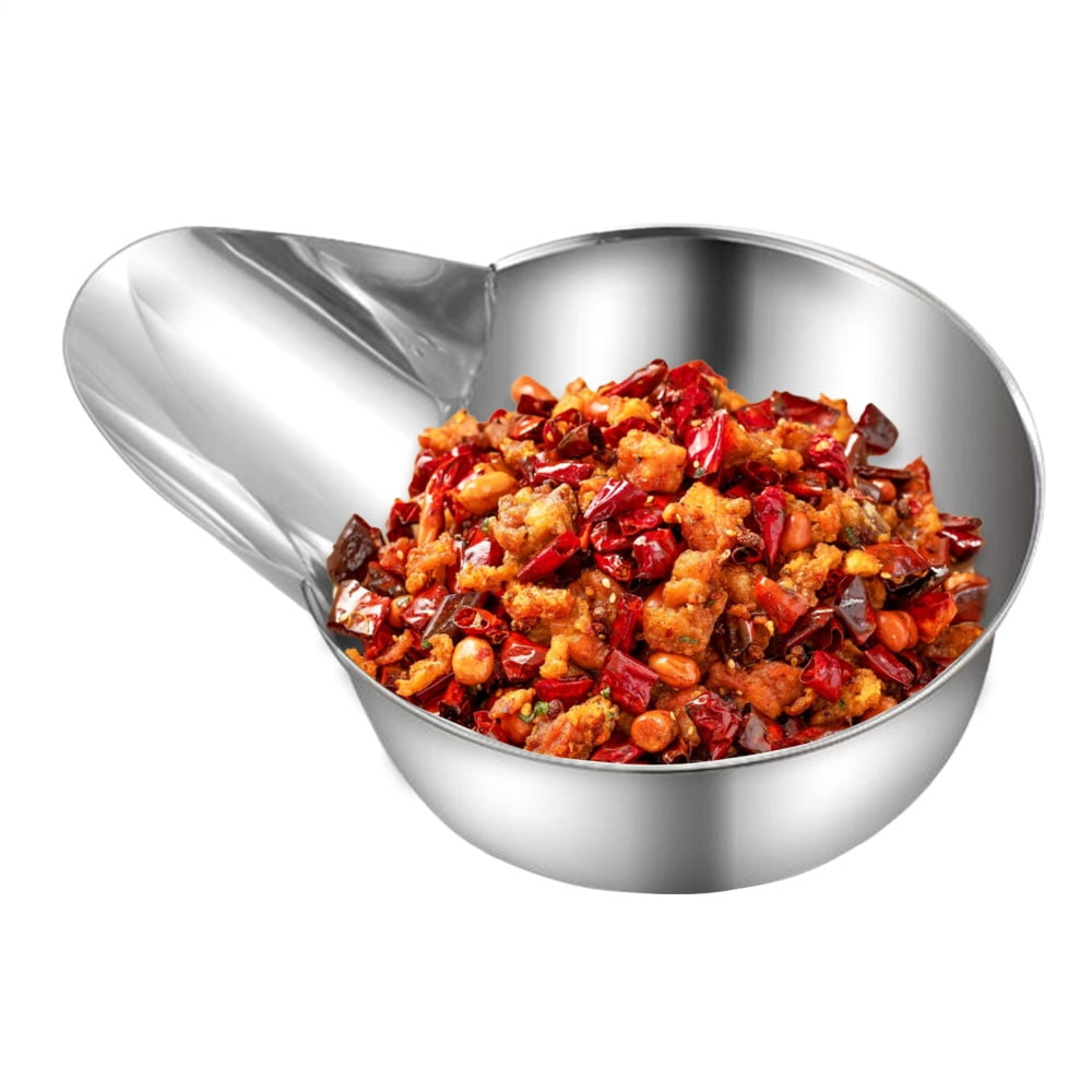 Curpgiee Kitchen Scooper for Food Stainless Steel Kitchen Fried Food ...