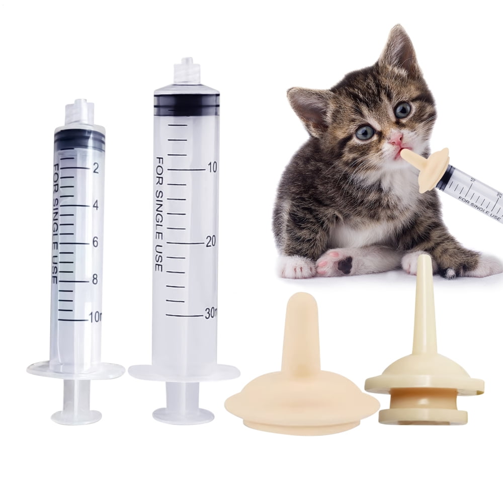 Curpgiee Kitten Syringe for Feeding Bird Feeding Syringe With Pacifier ...