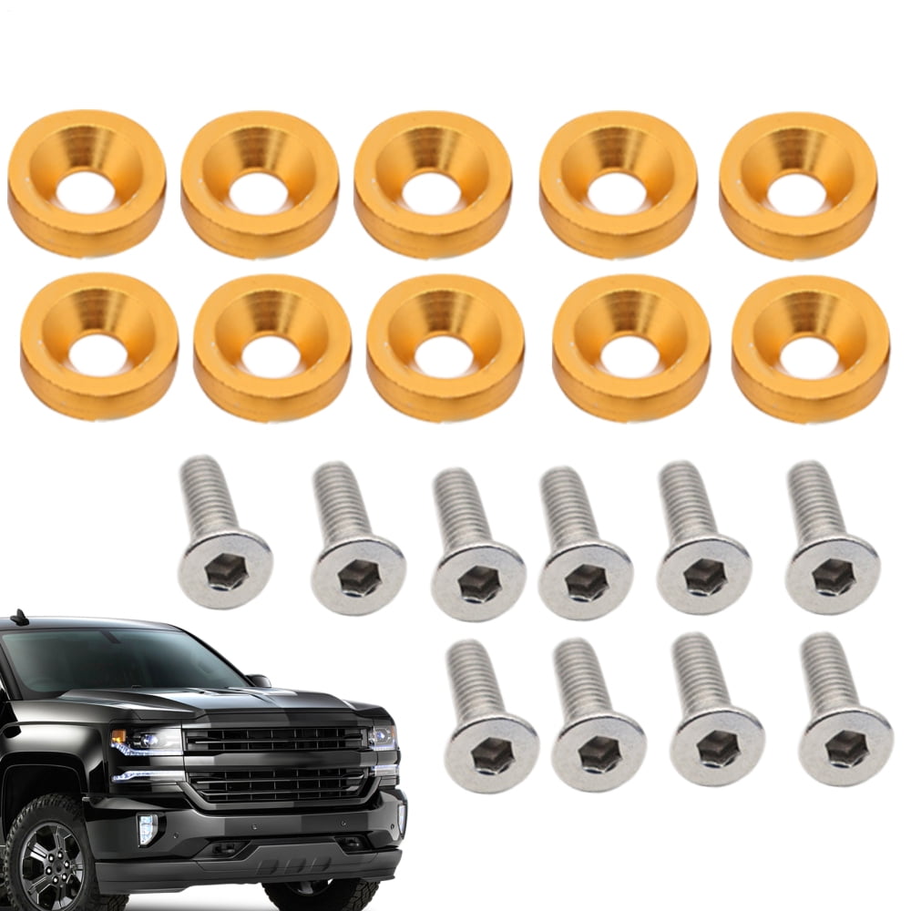 Curpgiee License Plate Bolts License Plate Frame Holder Screws Anti ...