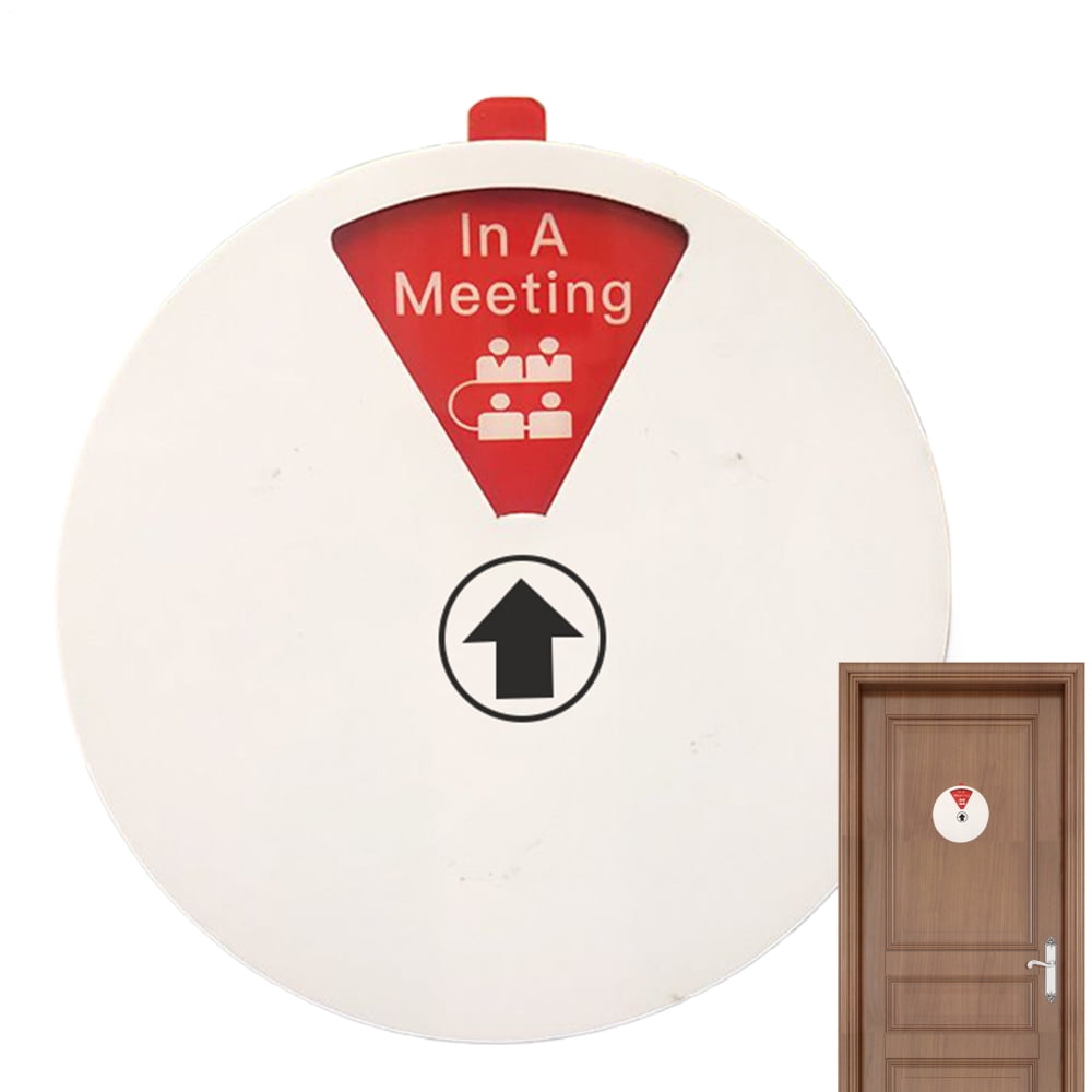 Curpgiee Office Status Sign for Door Rotating Status Door Sign Acrylic ...