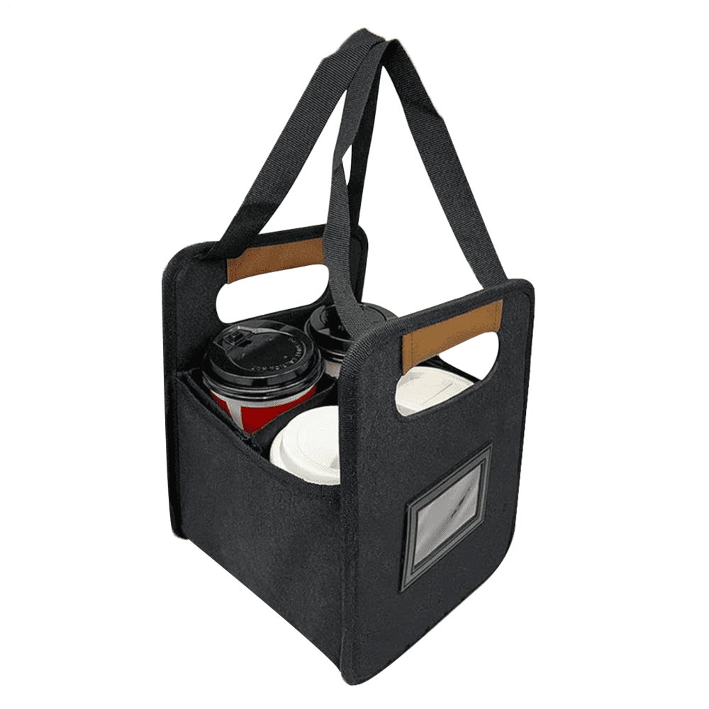 Curpgiee Portable Drink Carrier Foldable Coffee Cup Carrier Reusable ...