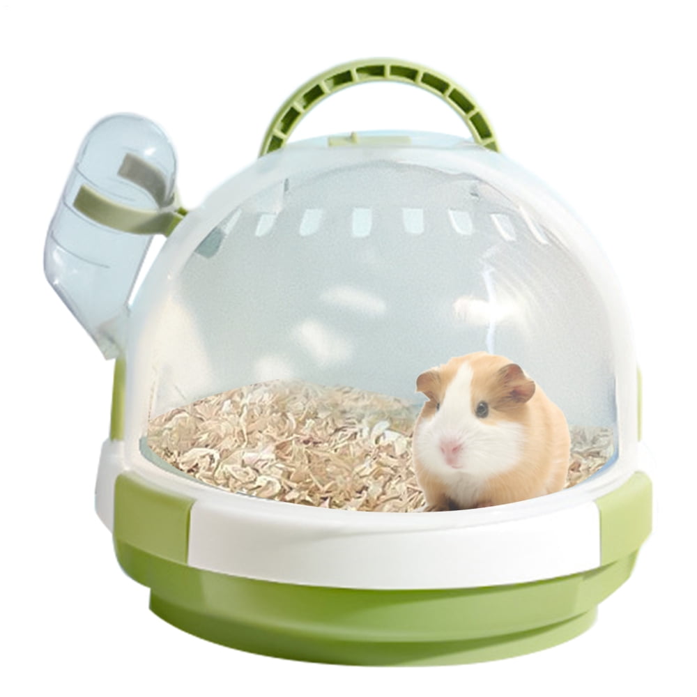 Curpgiee Portable Hamster Cages Anti-Chewing Small Animal Cages with ...