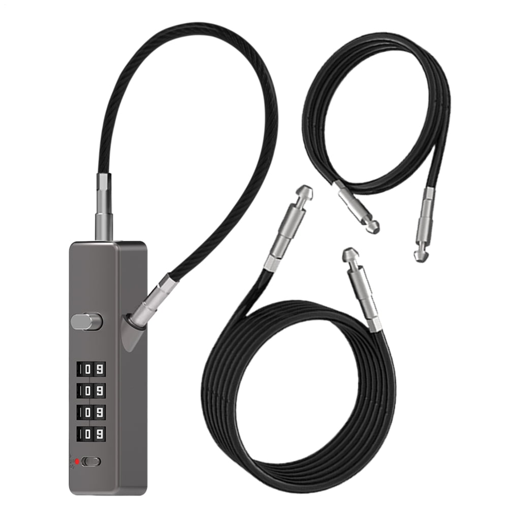 Curpgiee Security Cable with Lock Security Locks 4 Digit Combination ...