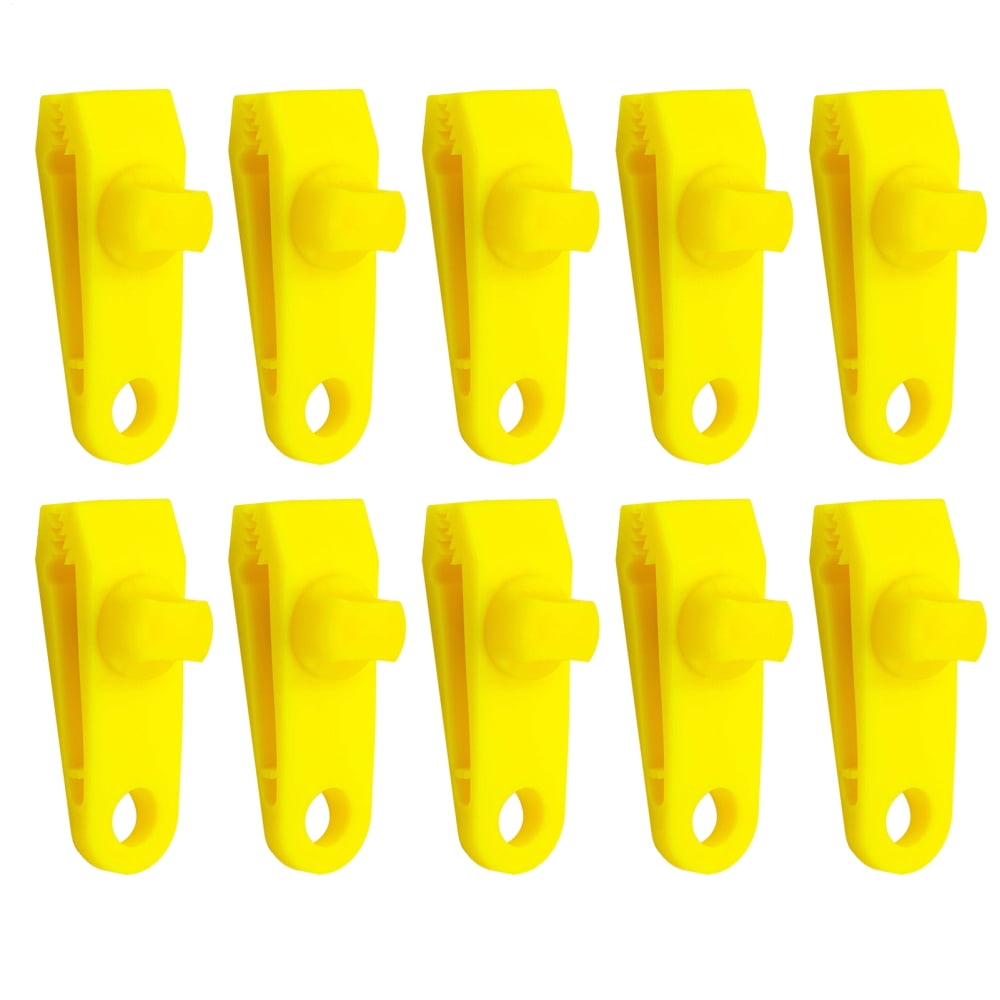 Curpgiee Tarp Fastener Clips 10-Pieces Heavy Duty Tarp Clips Lock Grip ...