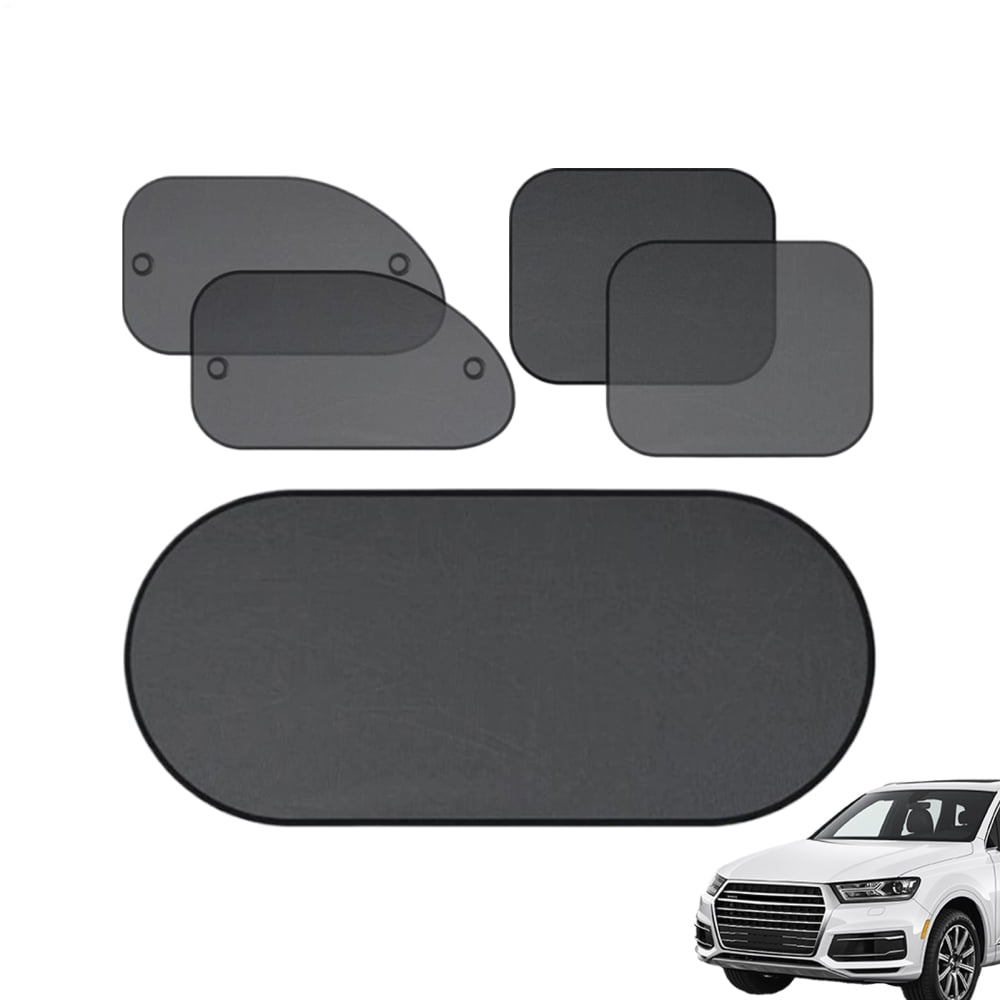 Curpgiee Window Sun Shade for Car Auto Window Shades 5 Pack UV ...