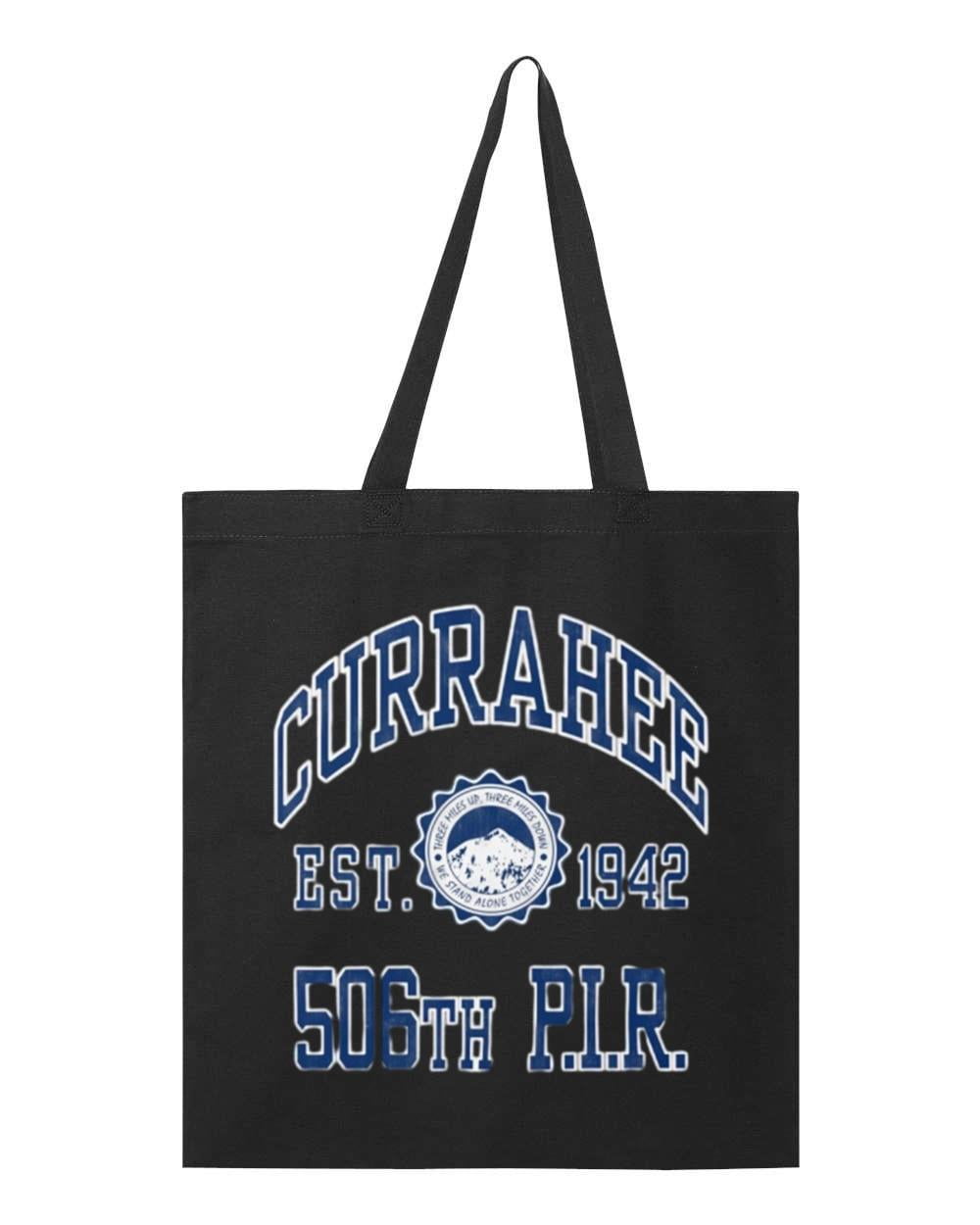 Currahee Strong Tote Bag Bold Military Workout Vibe With Power Graphic ...