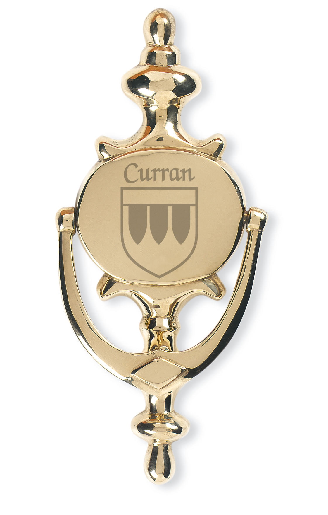 Curran Irish Coat of Arms Brass Door Knocker - Walmart.com