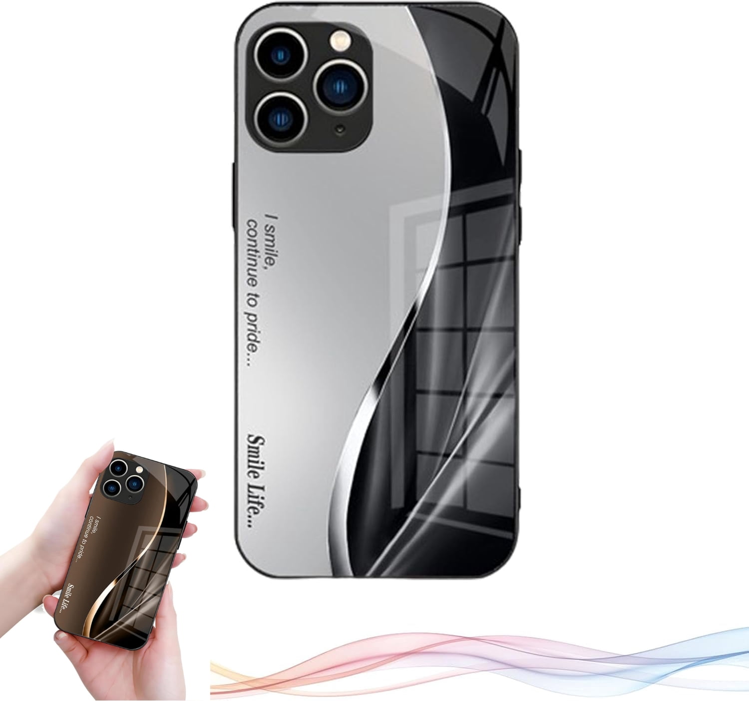 Curranet Dazzle Color Flow Case for iPhone & for Samsung Galaxy ...