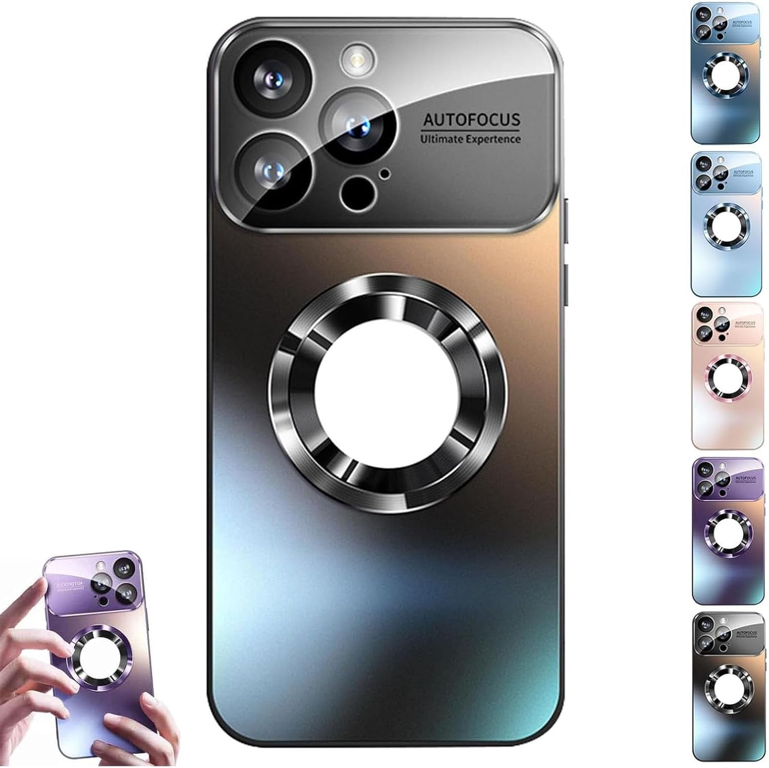 Curranet Lens Protection Hard Case for iPhone, Curranet Dazzle Color ...