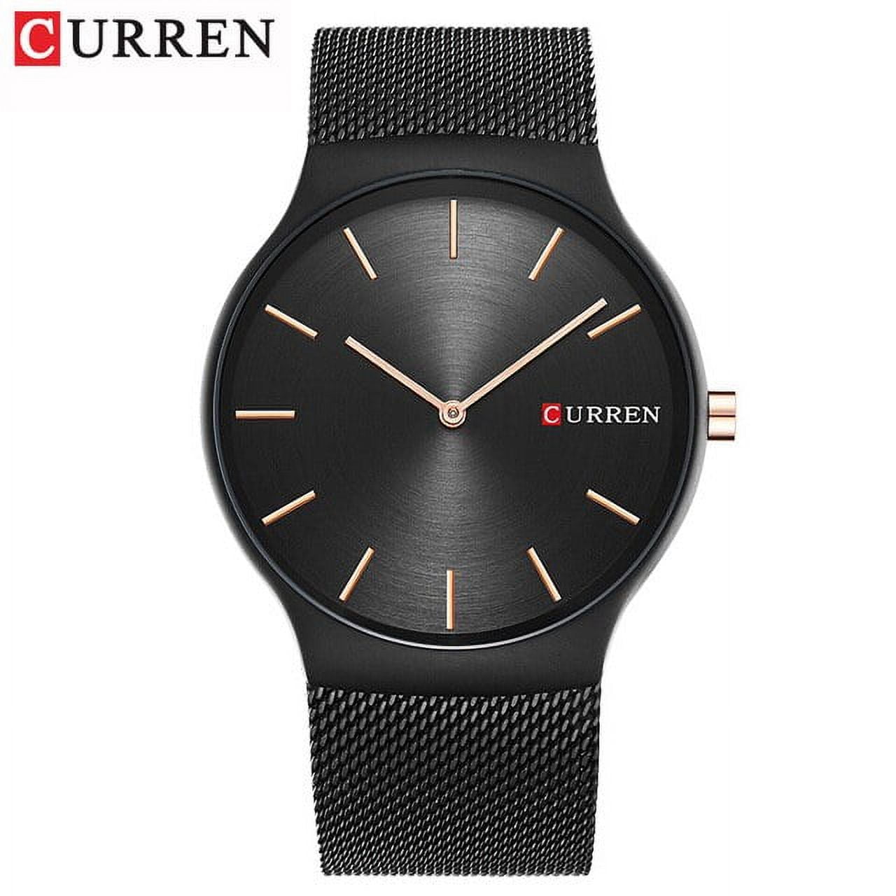 Curren Brand Luxury Mens Quartz Watch Men Waterproof Ultra Thin Analog ...
