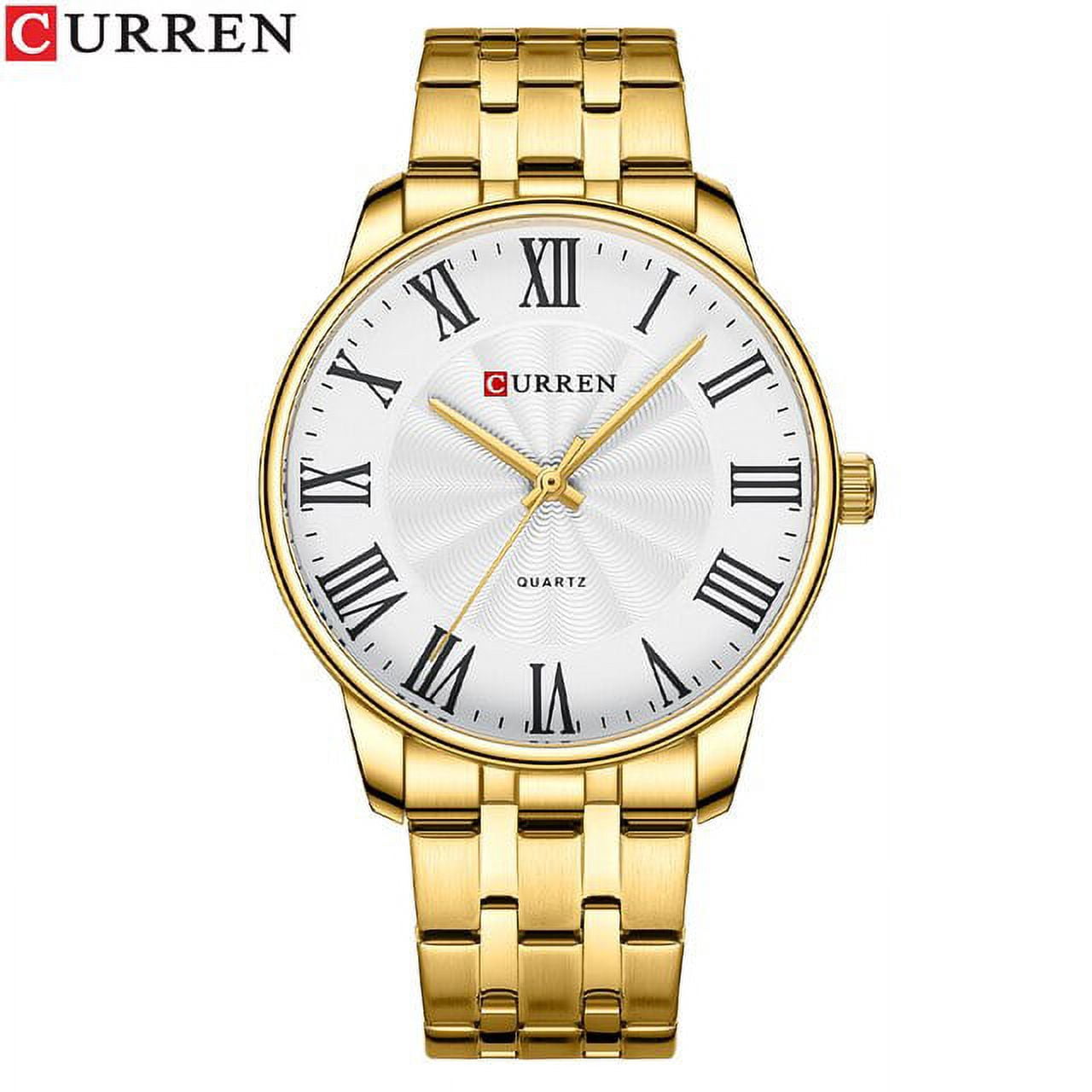 Curren New Simple Style Stainless Steel Wristwatches For Men Luxury ...