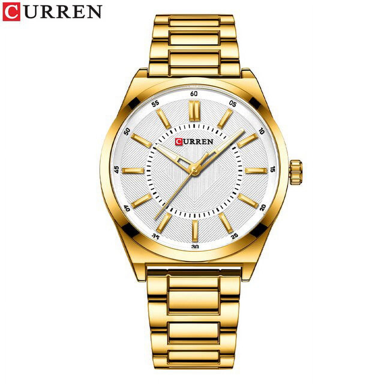 Curren Watches Men Top Brand Luxury Quartz Classic Black Business ...