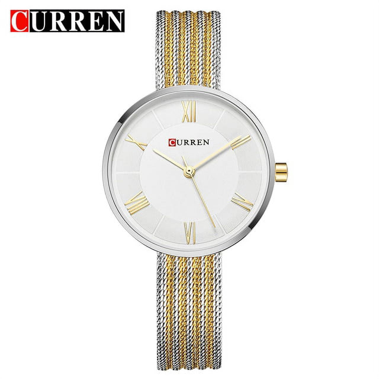 Curren Women Watches New Luxury Casual Analog Stainless Steel Quartz ...