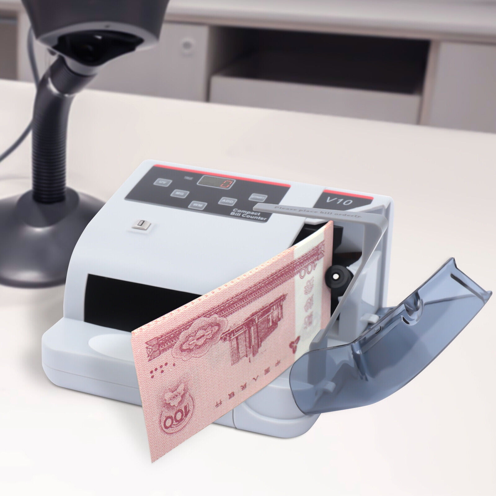 Currency Counter Count Bill Money Counting Machine MG/WM/UV Counterfeit ...