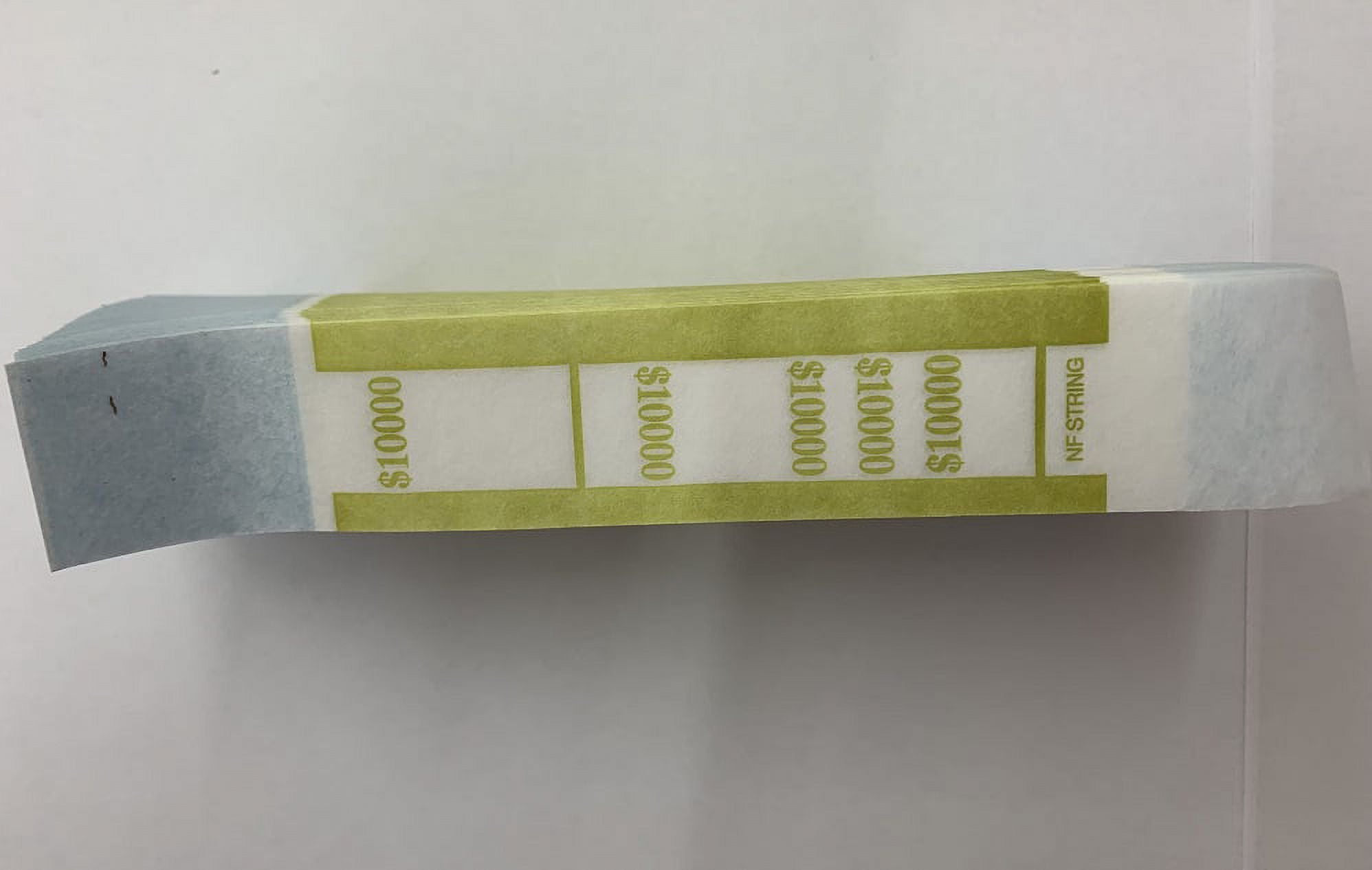 Currency Straps - Self Sealing Money Bands, $10,000-Mustard, 1000 pack ...